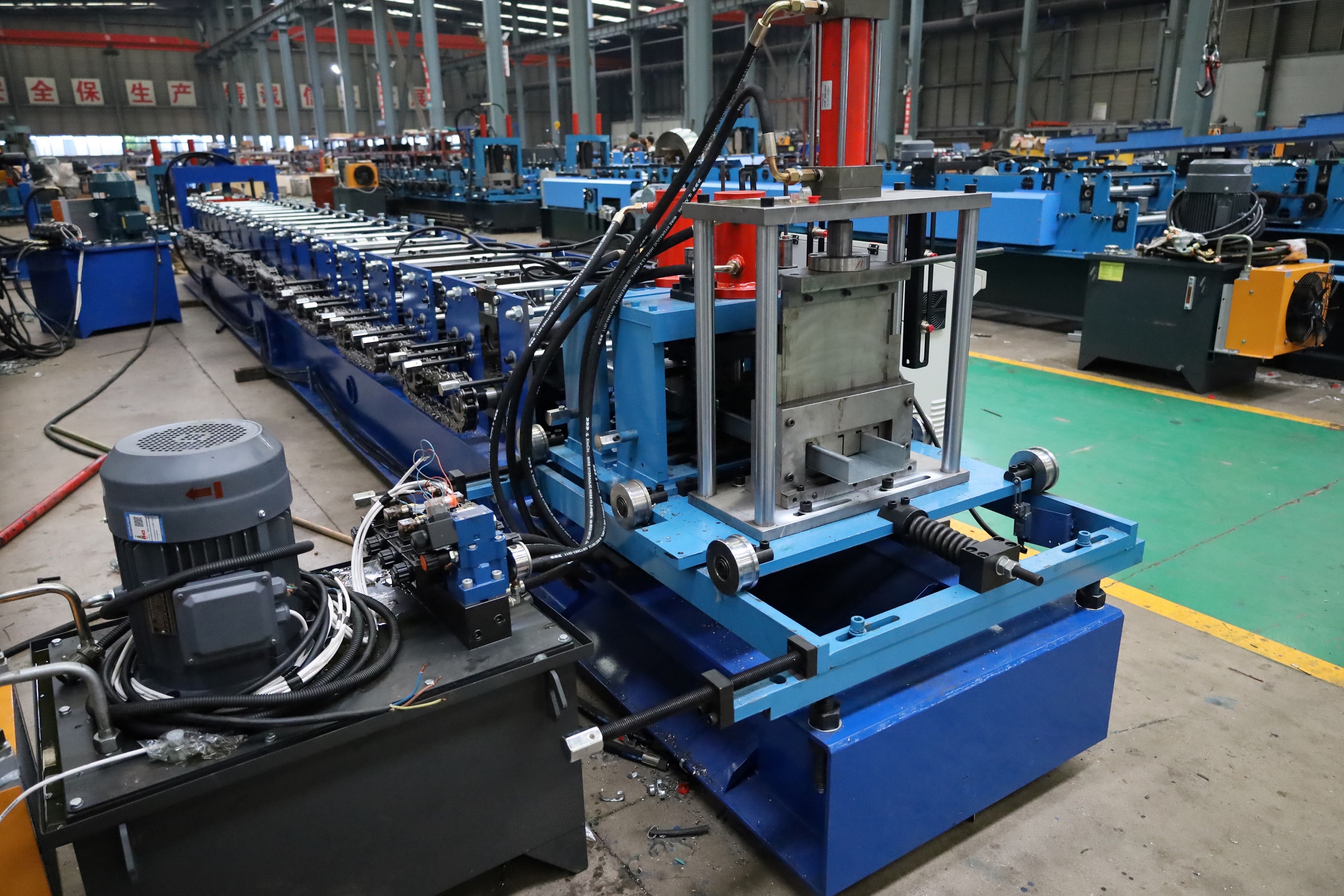 C Channel Roll Form Machine, High Quality C Channel Roll Form Machine ...