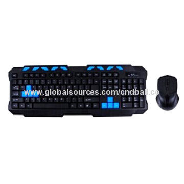 Wireless Combo, Wireless Multimedia Keyboard, 4d Optical Mouse, 44.2*16 ...