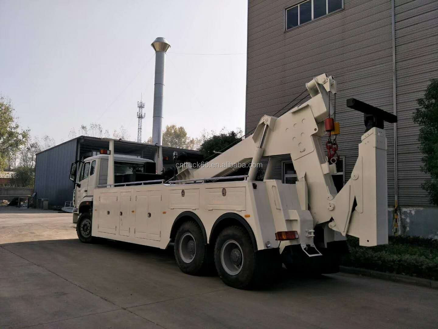 6x4 Sinotruk Haohan 30 Ton Rotator Heavy Duty Wrecker Tow Truck And ...