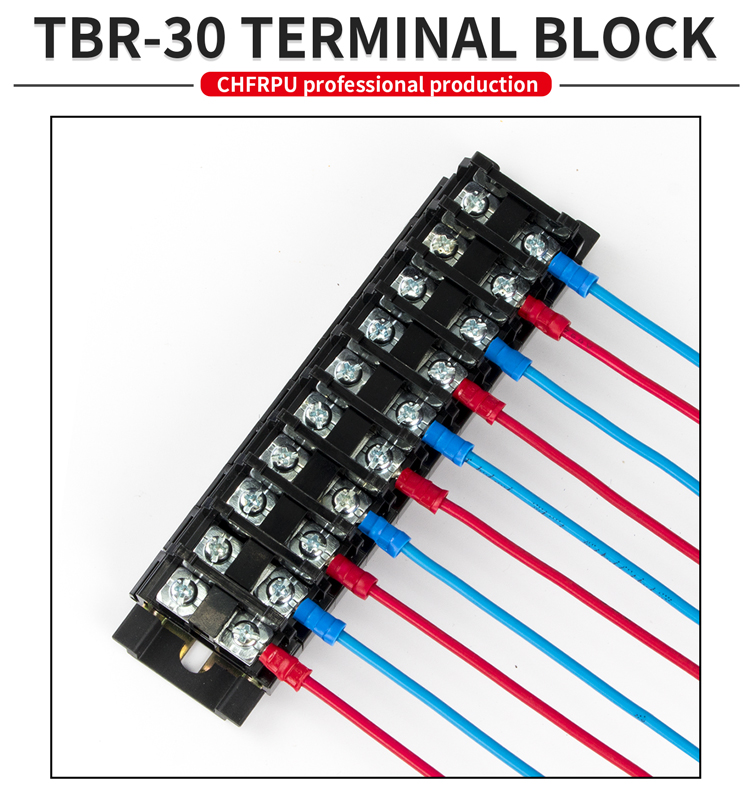 100pcs/box Tbr Series 30a 600v Plastic Electrical Terminal, High ...
