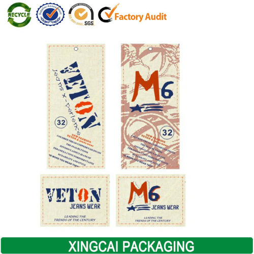 Custom Offset Printing Garment Tags, High Quality Custom Offset ...