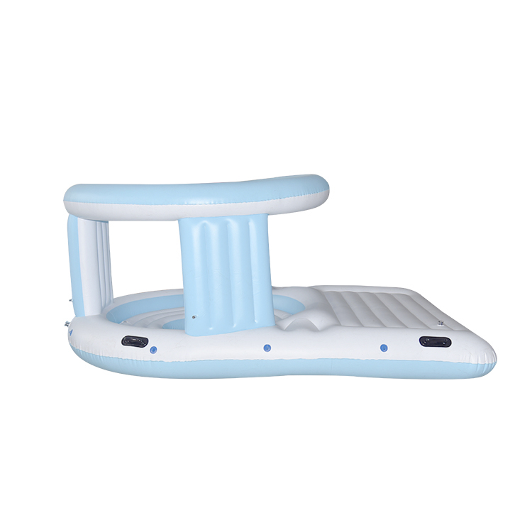 Floating Island 4 Person Inflatable Raft Pool Tropical, High Quality ...