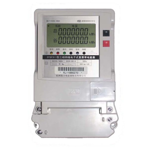 Three Phase Electronic Multi-rate Energy Meter (xle34 Type120), High ...