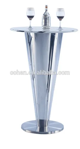 Modern Metal Stainless Steel Bar Table F133, High Quality Modern Metal ...