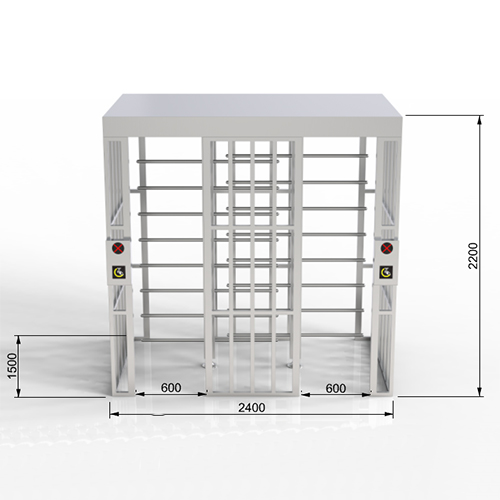 Mechanical Full Height Turnstile, High Quality Mechanical Full Height ...