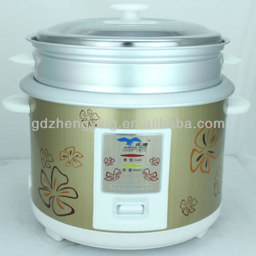 2.2l 900w Cylindrical Full Body Electric Rice Cooker With Steamer, High ...