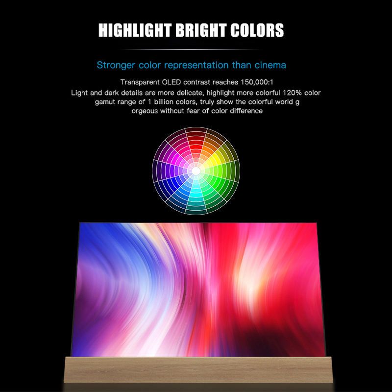 30 Inch Transparent Oled Display Touch Screen - Ultra Thin See-through ...