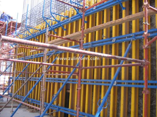 Conventional Concrete Wall Formwork H20 Timber Beam Formwork ...