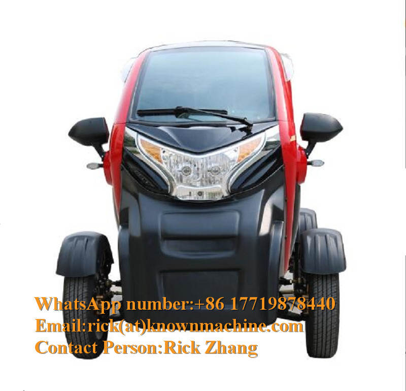 Three Seater Electric Vehicle Mini Tuk Tuk Car Mobility Scooter Adult ...