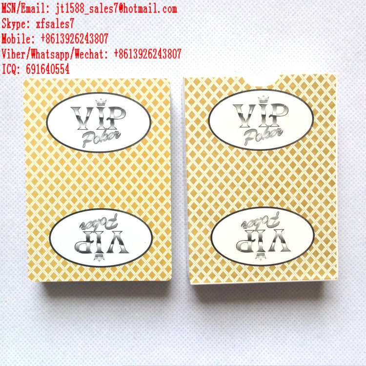 Xf Vip Plastic Playing Cards With Invisible Ink Markings For Poker ...