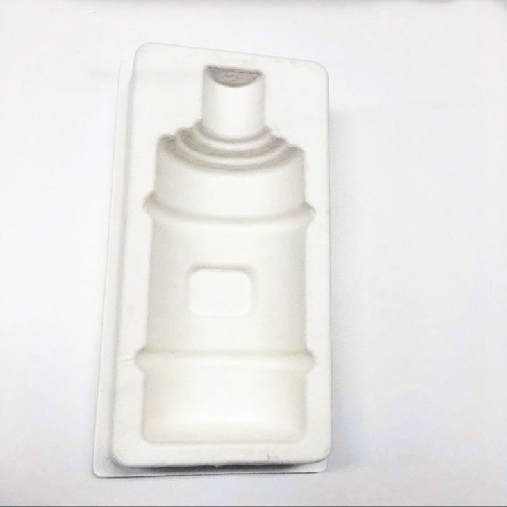 Biodegradable Paper Pulp Molded Packaging Tray For Bottles, High ...