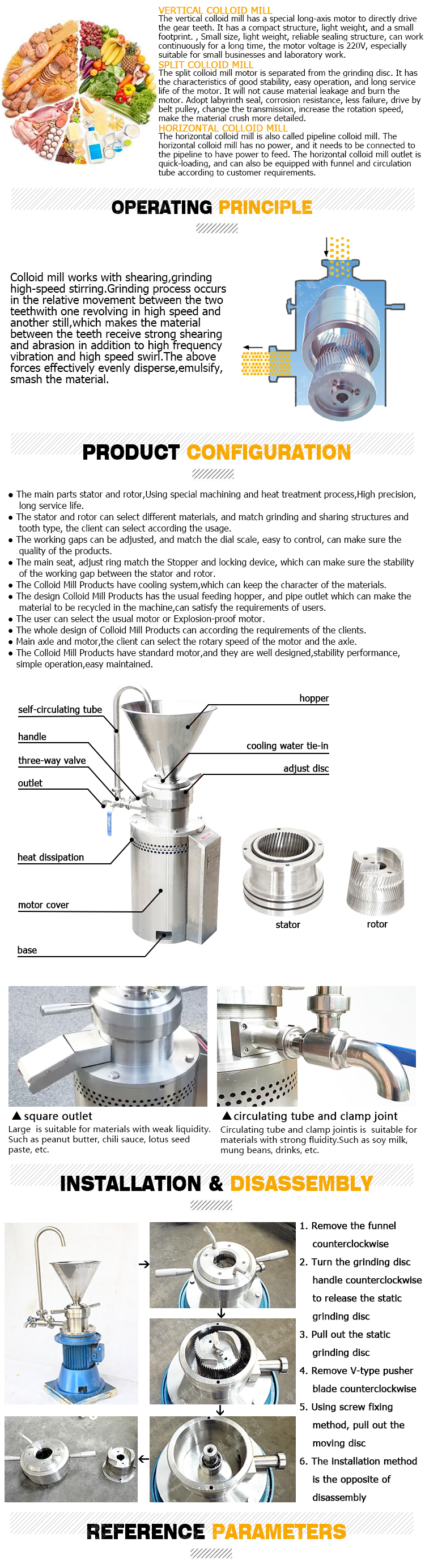 Mustard Seed Paste Grinder Machine & Colloid Mill For Food Production ...