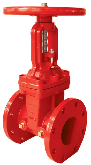 Fm approved rising gate valves