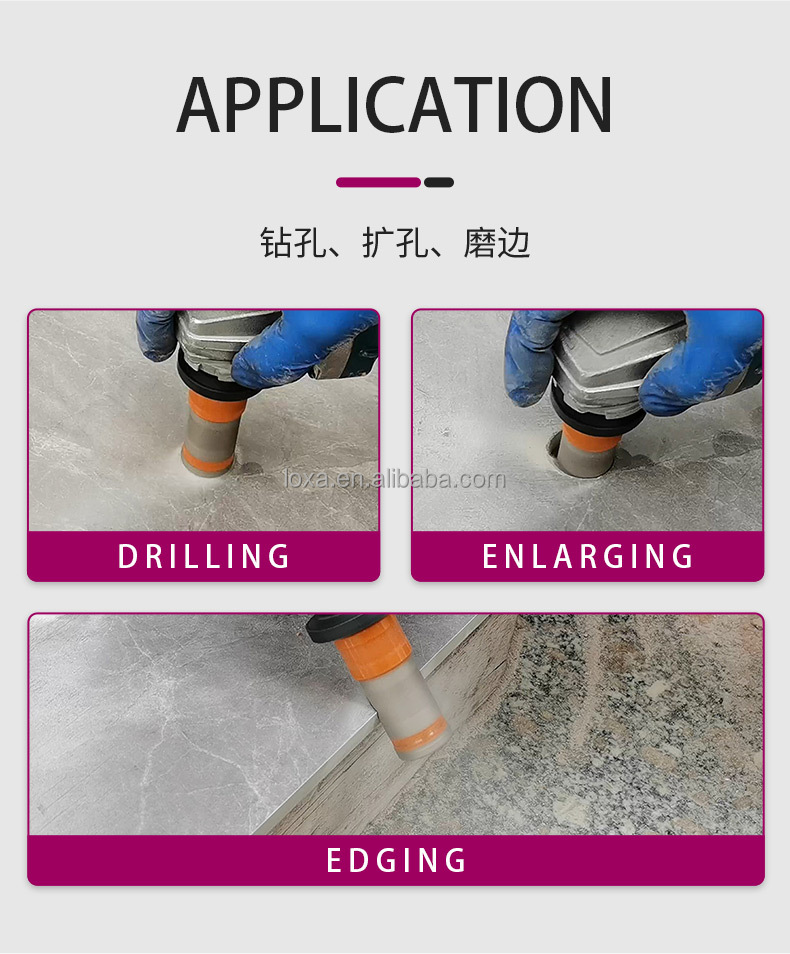 20mm To 35mm Vacuum Brazed Porcelain Tile Core Drills, High Quality ...