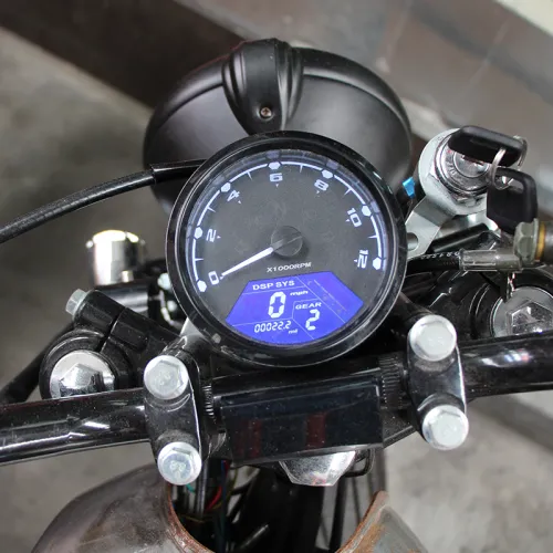 Motorcycle Meter Led Digita Indicator Light Tachometer Odometer ...