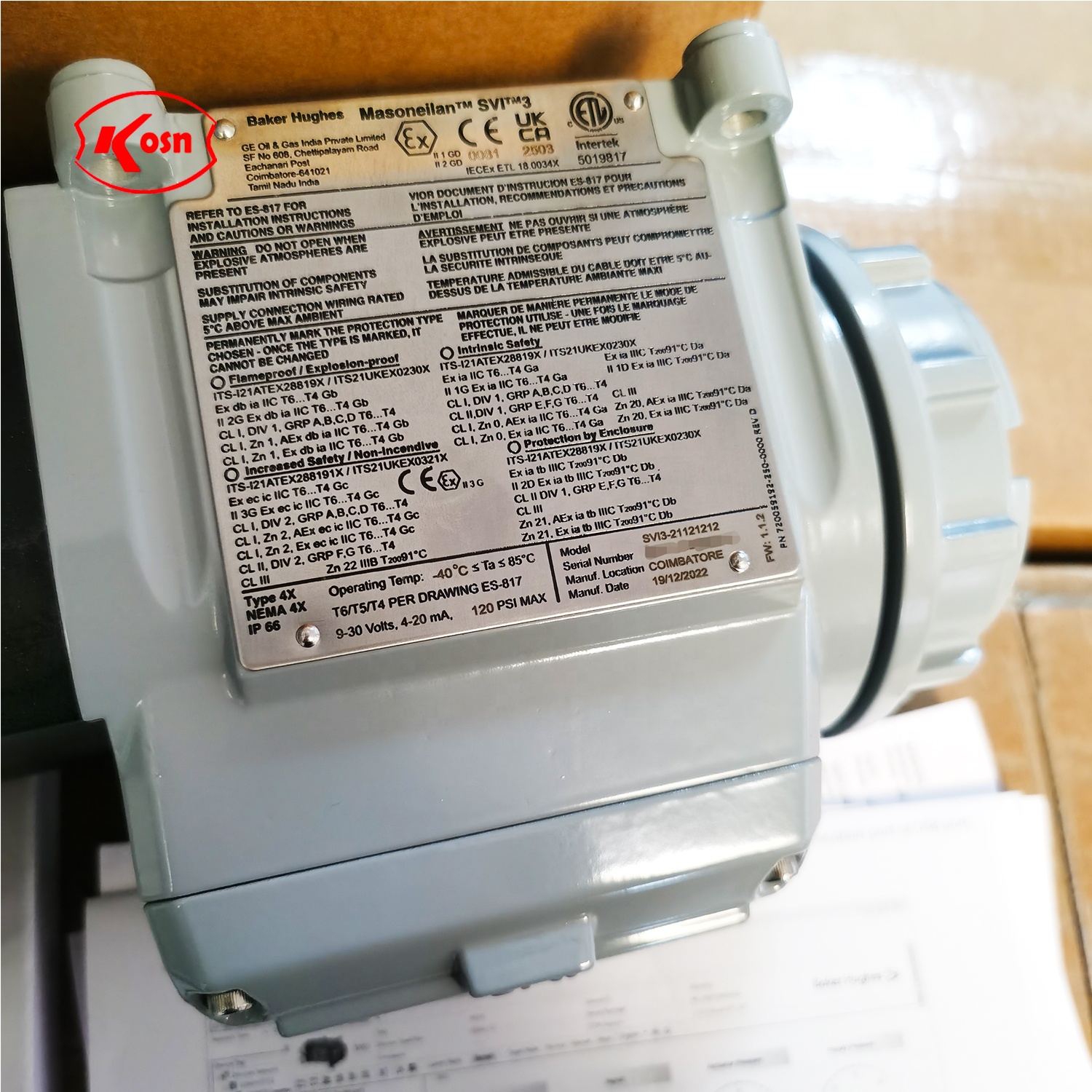 Masoneilan Svi3 Pneumatic Control Valve Positioner: A Cost-effective ...