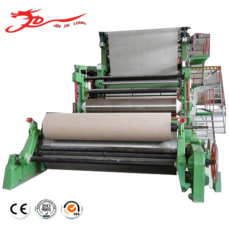 10tons Double Wire Kraft Paper Machine And Corrugated Paper Mill ...