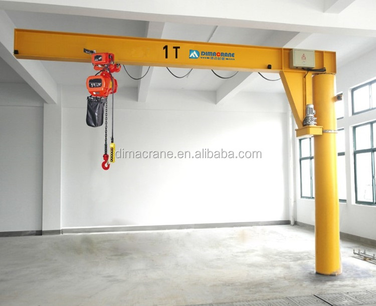 Movable-column Slewing Jib Crane - 1 Ton (1000 Kg) Non-standard Design ...