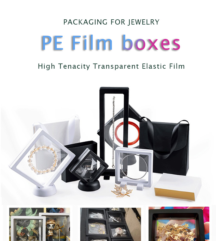 Transparent Floating Frame Packaging Case For Jewelry And Gifts, High ...
