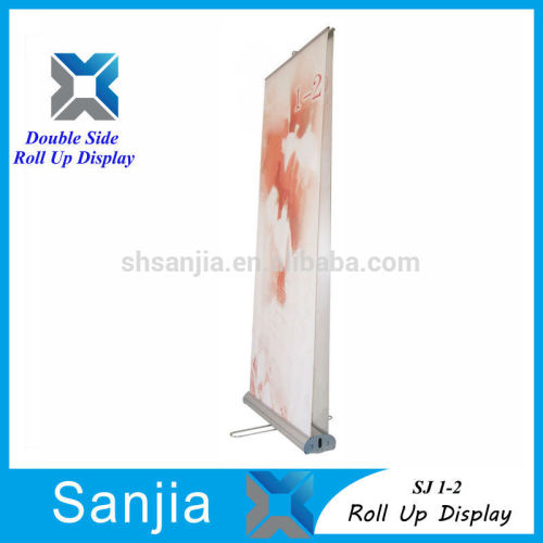 Portable Double Sided Roll Up Banner Display Stand,tradeshow Usage Double Sided Roll Up Banner ...