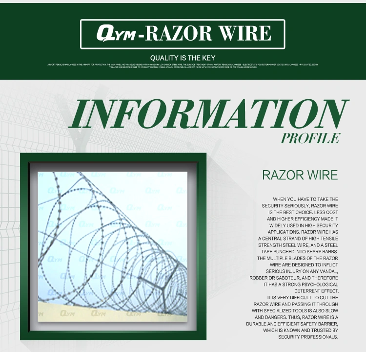 Military Safety Wall/ Army Defence Razor Wall Barrier, High Quality ...