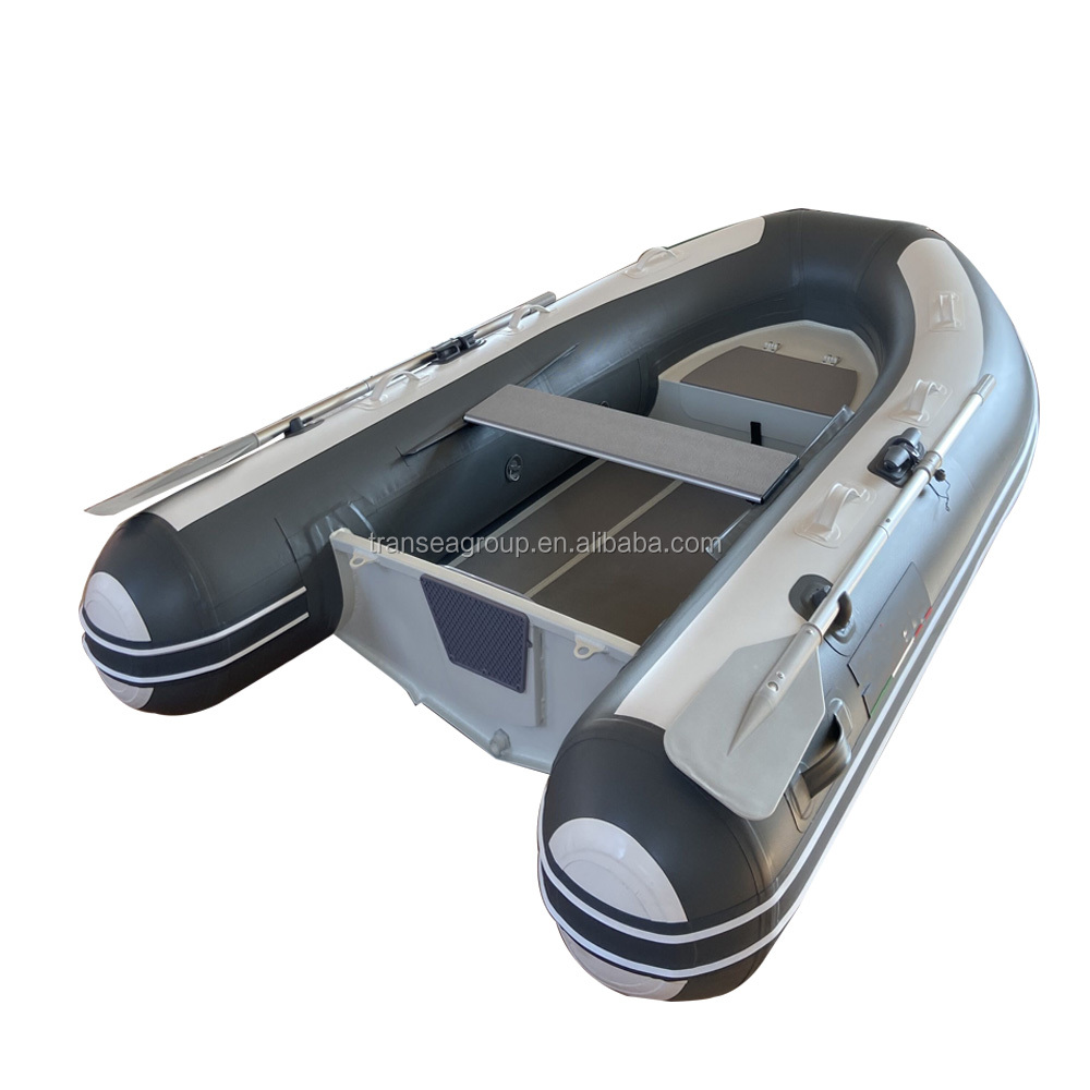 Big Space 3-meter Inflatable Rowing Boat For 4 Persons With Aluminum ...