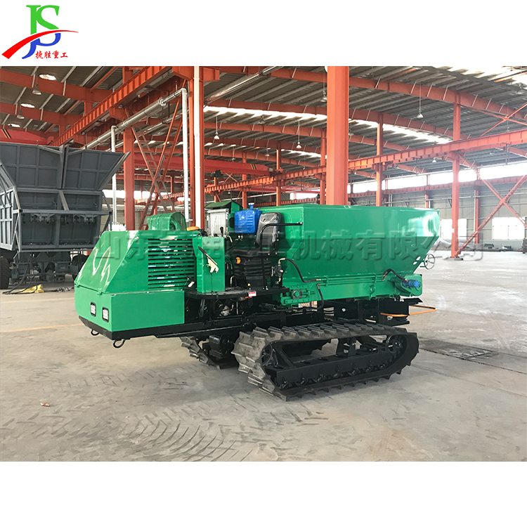 Self Propelled Crawler Muck Dispenser For Cow And Sheep Manure In Rice ...