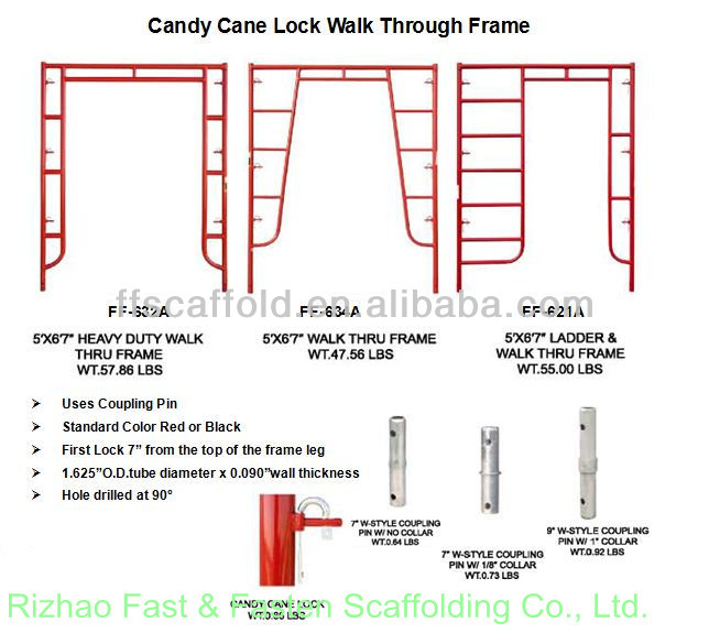 Types Of Walk Thru Frame Scaffolding Systems, High Quality Types Of ...