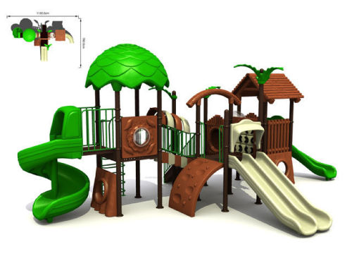 Custom Children Play Tree House Playground Recreation Equipment, High ...