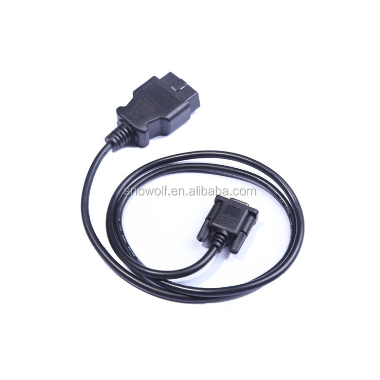 Db9 Serial Rs232 Obd2 Cable - Obd-ii To Db9 Adapter For Car Diagnostic ...