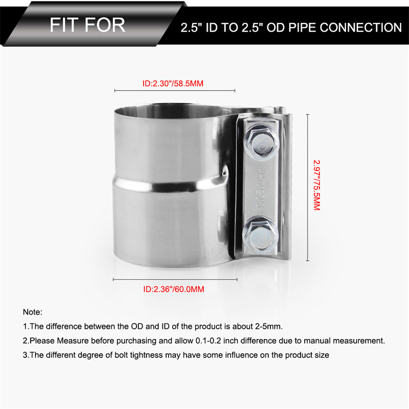 2" 2.5" 3" U-shaped American Exhaust Pipe Hoop, High Quality 2" 2.5" 3 ...