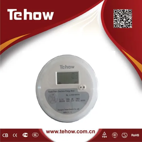 Single Phase Electric Round Meter, High Quality Single Phase Electric ...