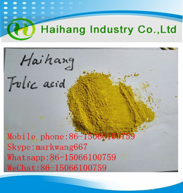 High Quality Bp Grade Folic Acid Fine Powder, High Quality High Quality ...
