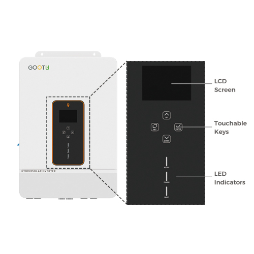 구투 10kw 하이브리드 태양열 인버터 의 고품질 구투 10kw 하이브리드 태양열 인버터