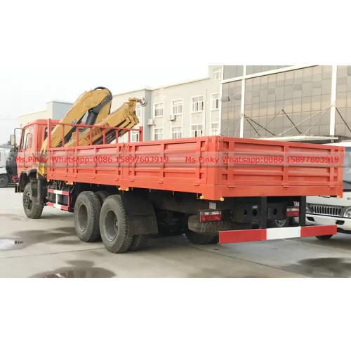 All Wheel Drive 6x6 Lorry Cargo Truck With Hydraulic Crane 10tons ...