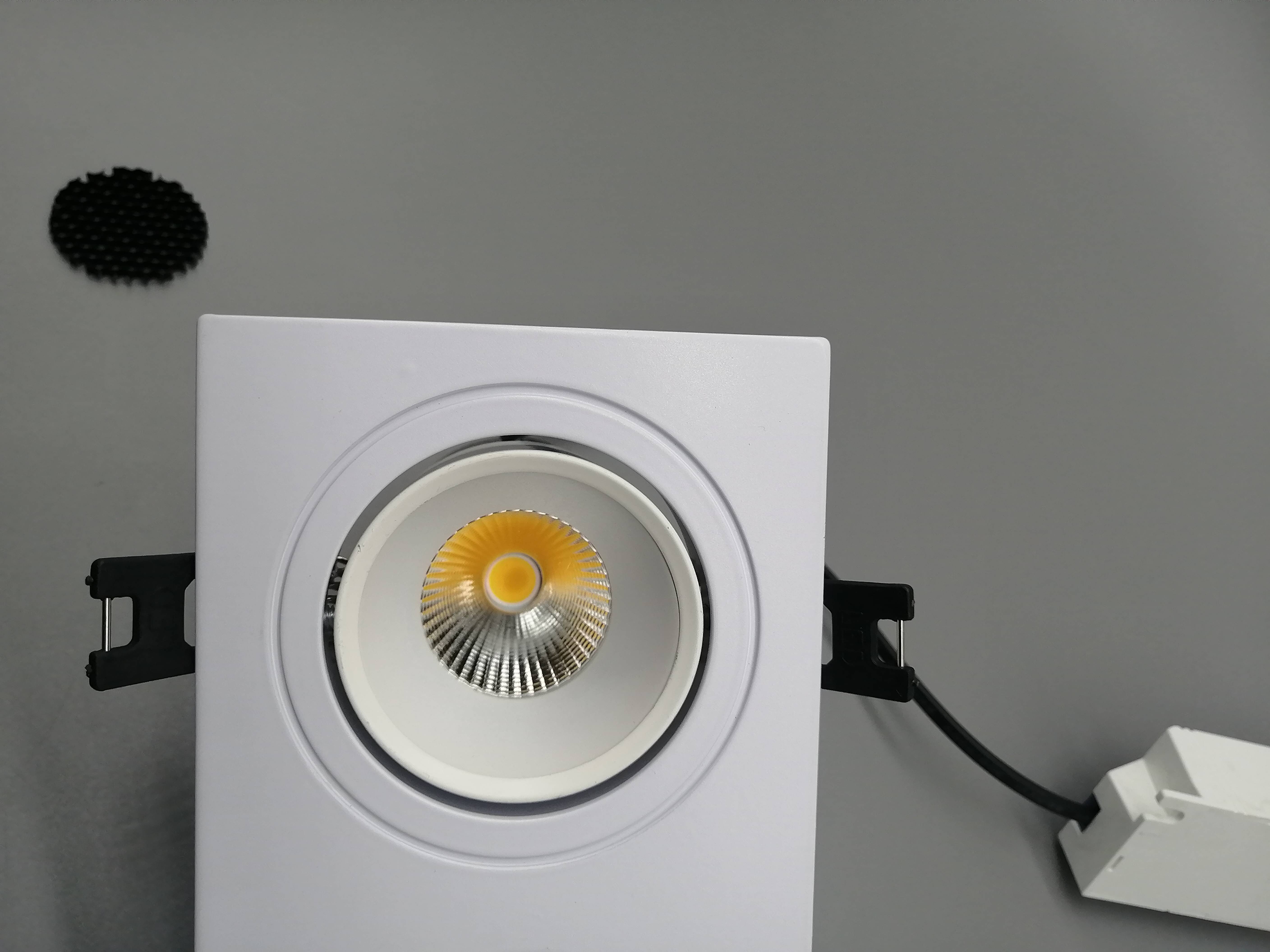 2 Head Square Recessed Downlight 2*10w, High Quality 2 Head Square ...