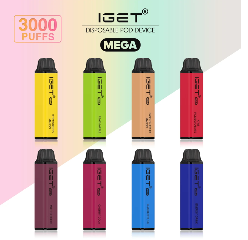 Iget Mage 3000 พัฟ Vape Disposer คุณภาพสูง Iget Mage 3000 พัฟ Vape ...