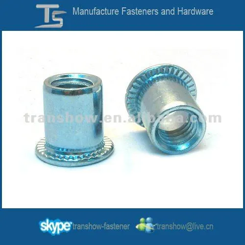 Galvanized Round Body Pull Rivet Nuts, High Quality Galvanized Round ...