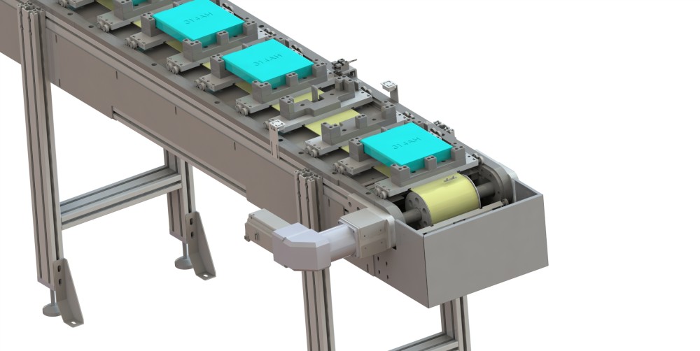 Vitrans Attachment Conveyor | Timing Belt Pallet Conveyor China ...