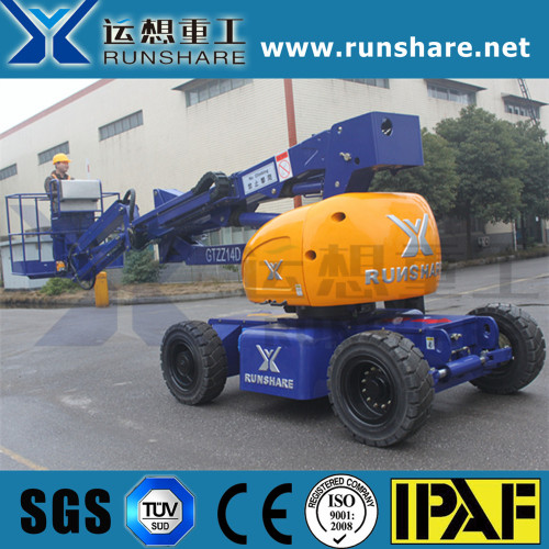 14m Diesel Type Articulating Boom Lift Gtzz14, High Quality 14m Diesel ...