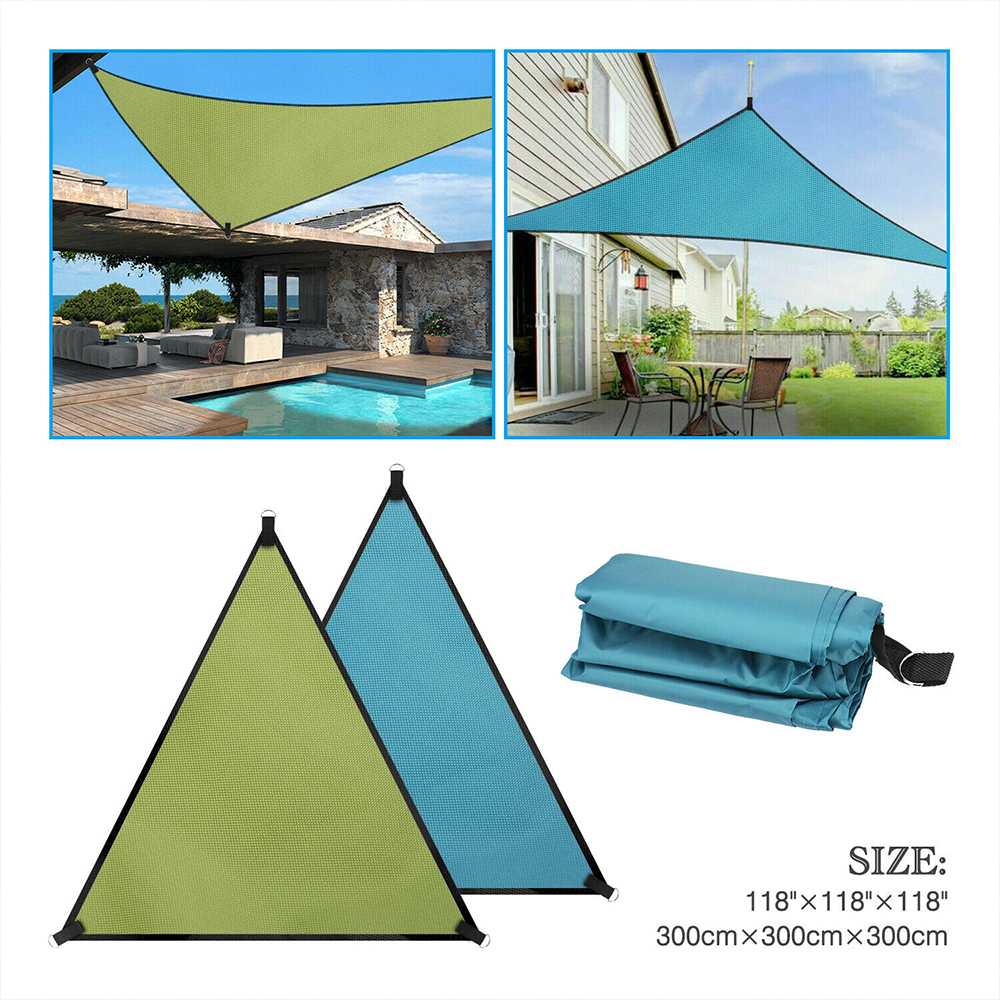 Triangle Sun Shelter Awning Canopy Shelters Anti-uv Sun Shade Sail ...