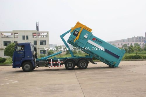 Modular Horizontal Garbage Compactor Container 18m3 Garbage Transfer ...
