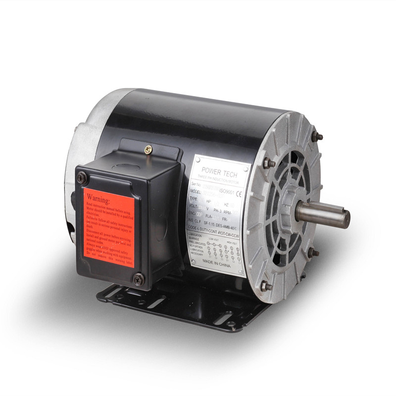 Nema 56 Frame Three Phase Odp Ac Electric Motor 1/3hp To 5hp, High ...