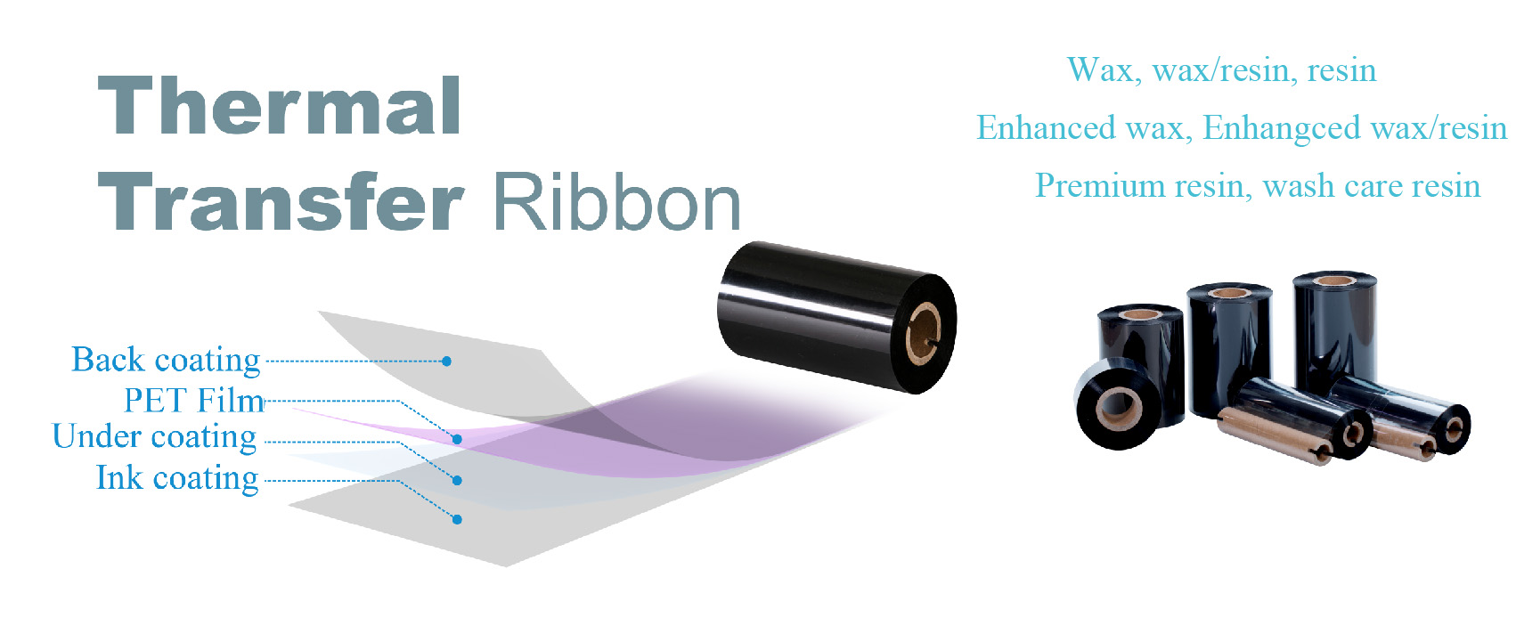 Premium Black Resin Ribbon For Transfer Zebra Printers, High Quality ...