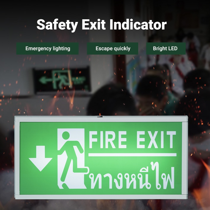 Customized Rechargeable Emergency Exit Sign Lights - Factory Wholesale ...