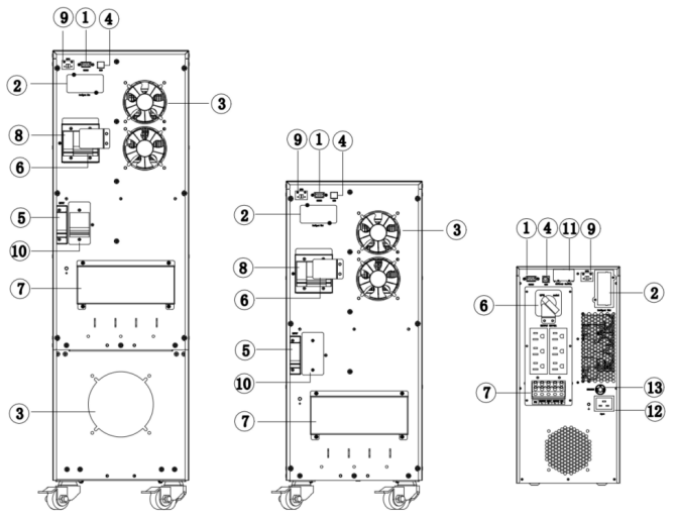 3/6/10kva Single Phase High Frequency Online Ups 110vac, High Quality 3 ...