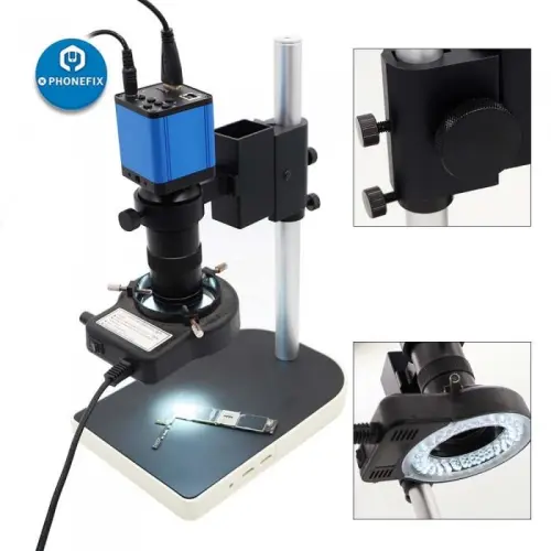 2 In 1 Combo Digital Industrial Integrated Microscope Camera Welding ...