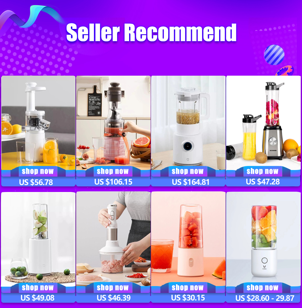 Xiaomi Mijia Electric Blender Fruit Vegetables Food Processor Cup ...