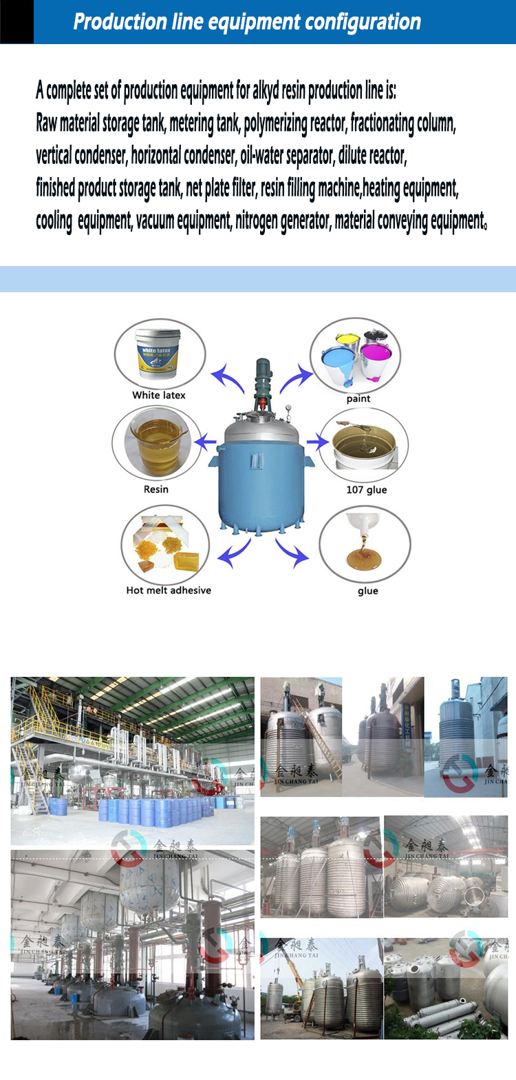 Continuous Pyrolysis Reactor With Agitator For Short Oil Liquid Alkyd ...
