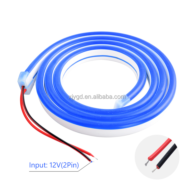 12x6mm Flexible Neon 12v Led Strip, 2835 120leds/m, Waterproof For Diy ...